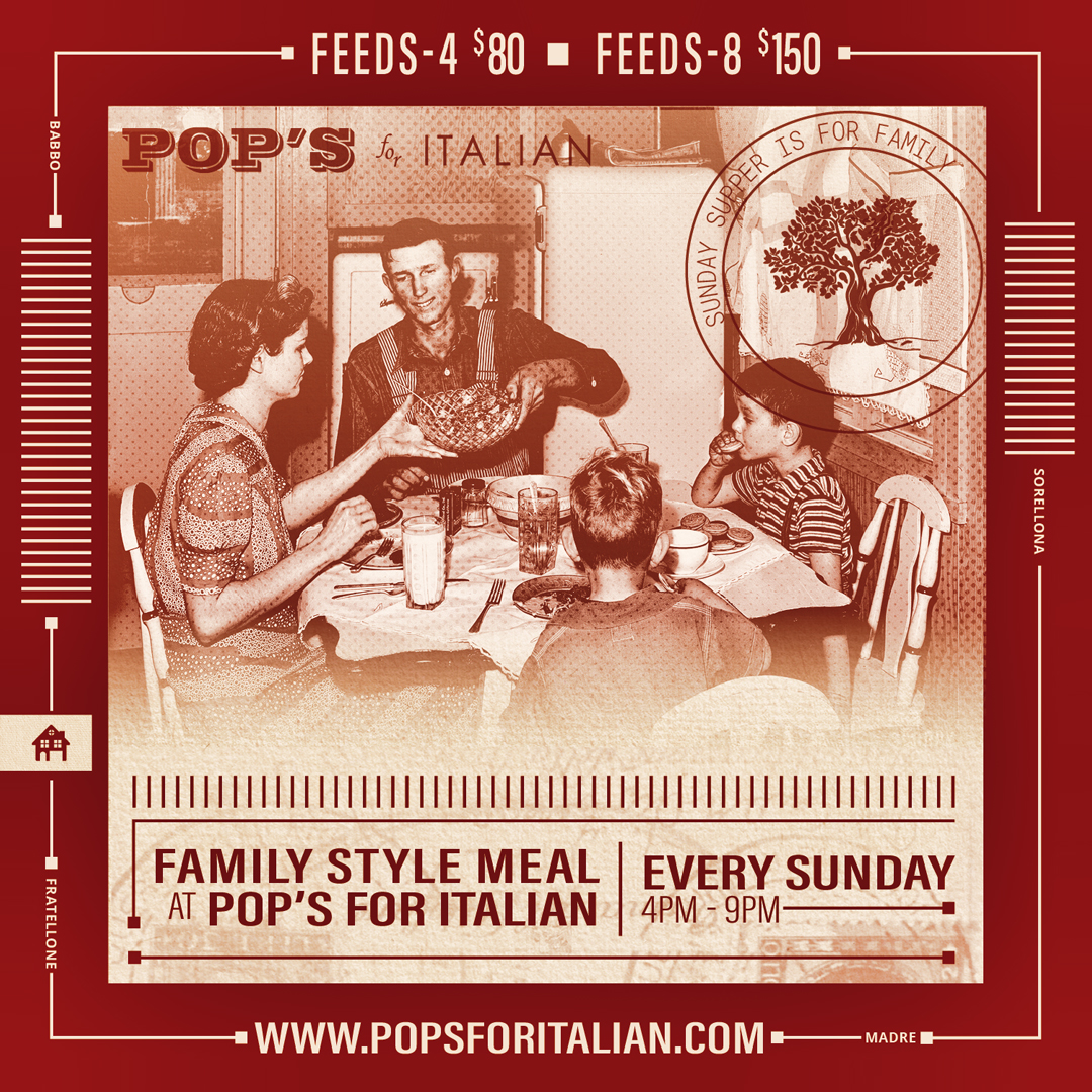 Sunday Supper | Pop's for Italian | Italian Restaurant in Ferndale, MI