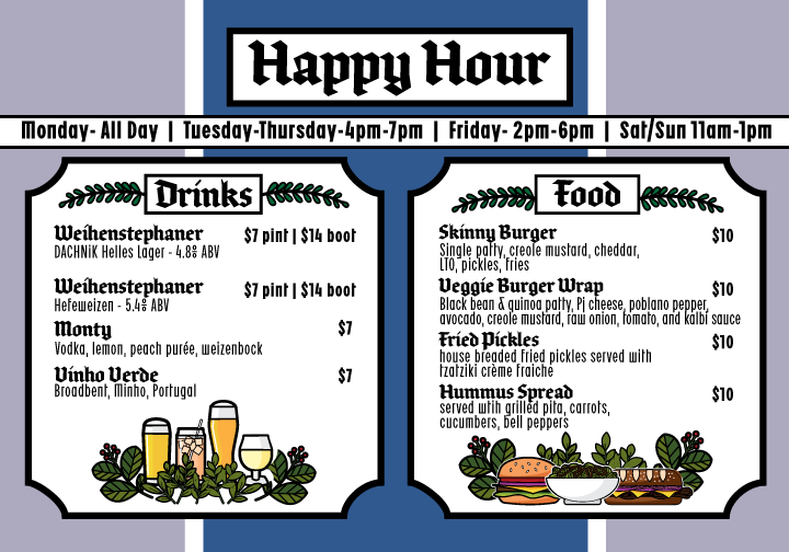 Happy Hour Mondays