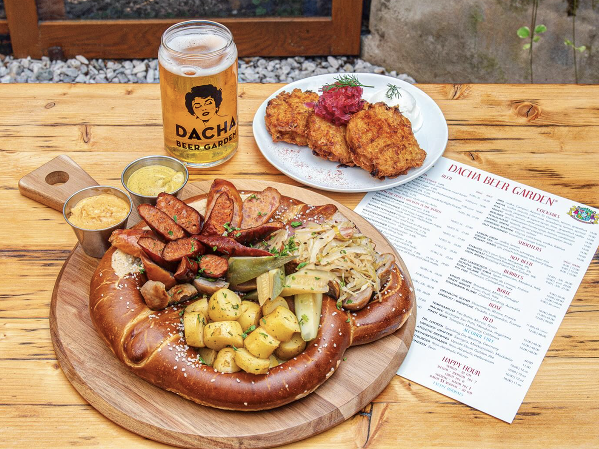 Menu | Dacha Beer Garden in Shaw, Washington, DC