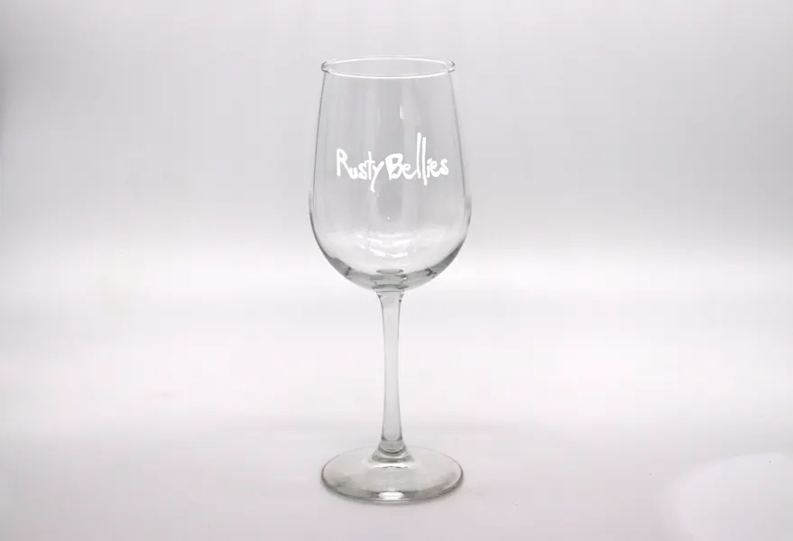RB Wine Glass | Rusty Bellies Waterfront Grill | Seafood Restaurant in ...