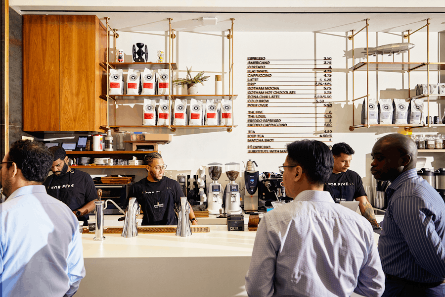 Hours & Location | For Five Coffee Roasters in the US