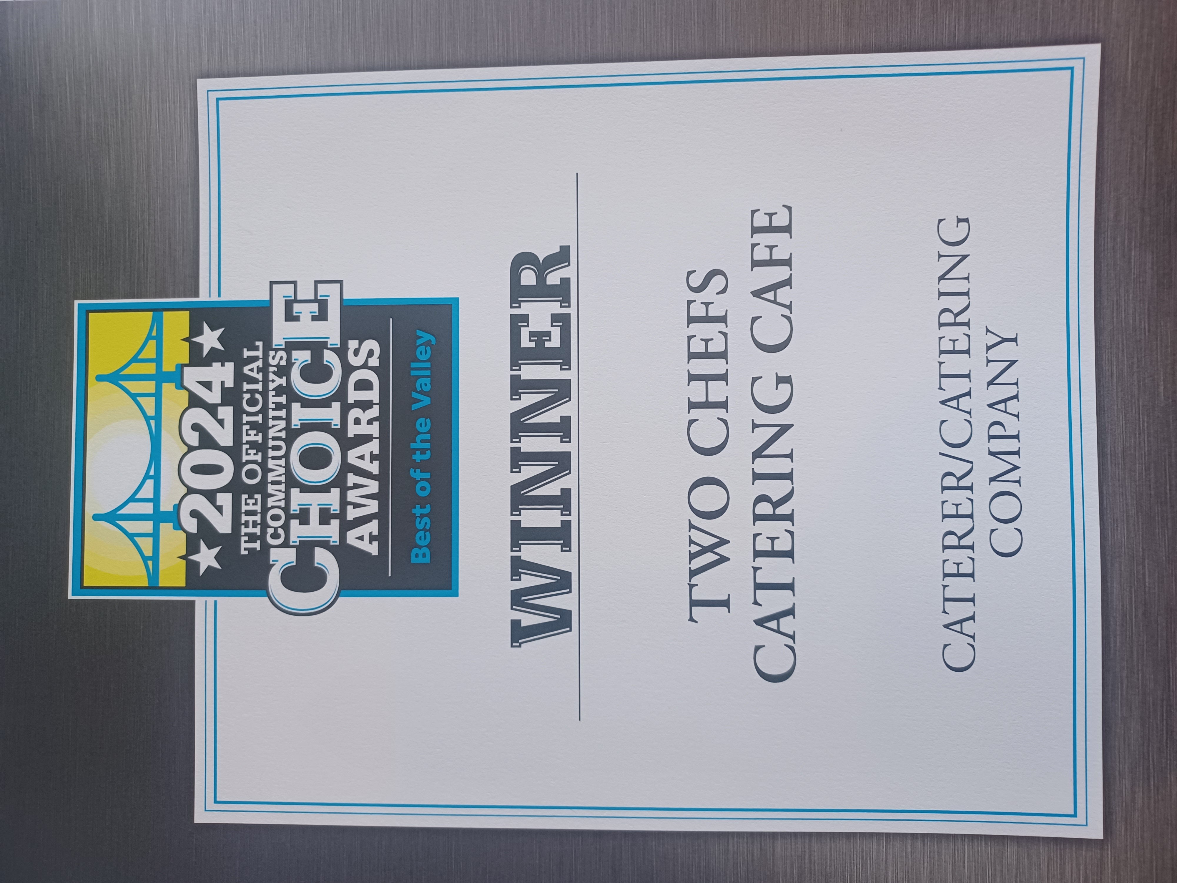 ALL MENUS | Two Chefs Catering Cafe