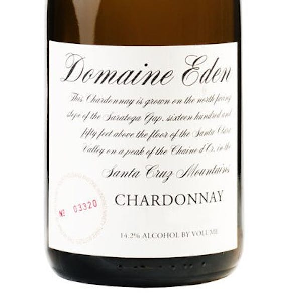 2015 Domaine Eden Chardonnay, Santa Cruz Mountains | ASA - Contemporary ...
