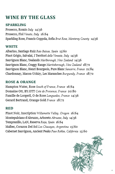 Menus | Society Cafe in New York, NY