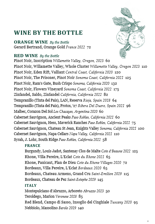 Menus | Society Cafe in New York, NY