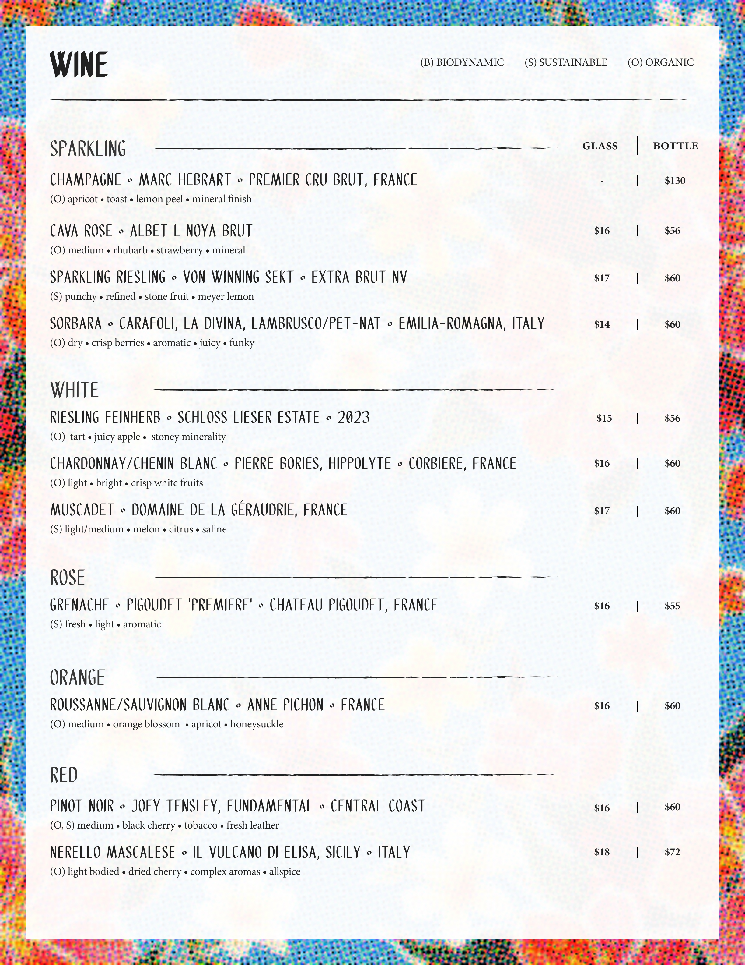 Menus | Fish Cheeks in NYC