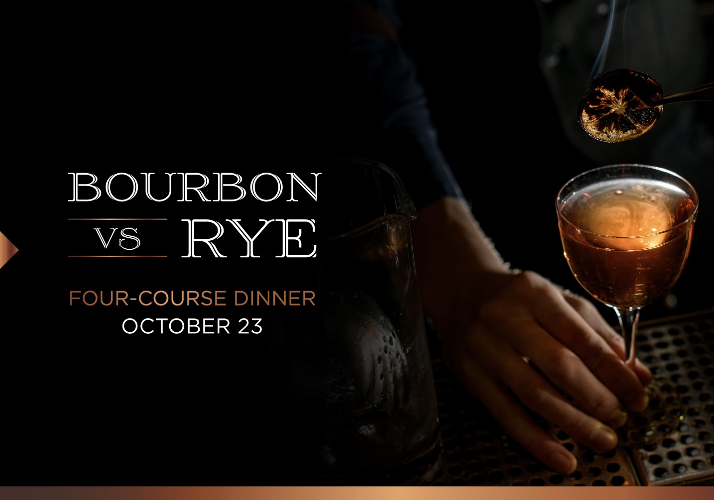 Bourbon vs. Rye Dinner | VASO