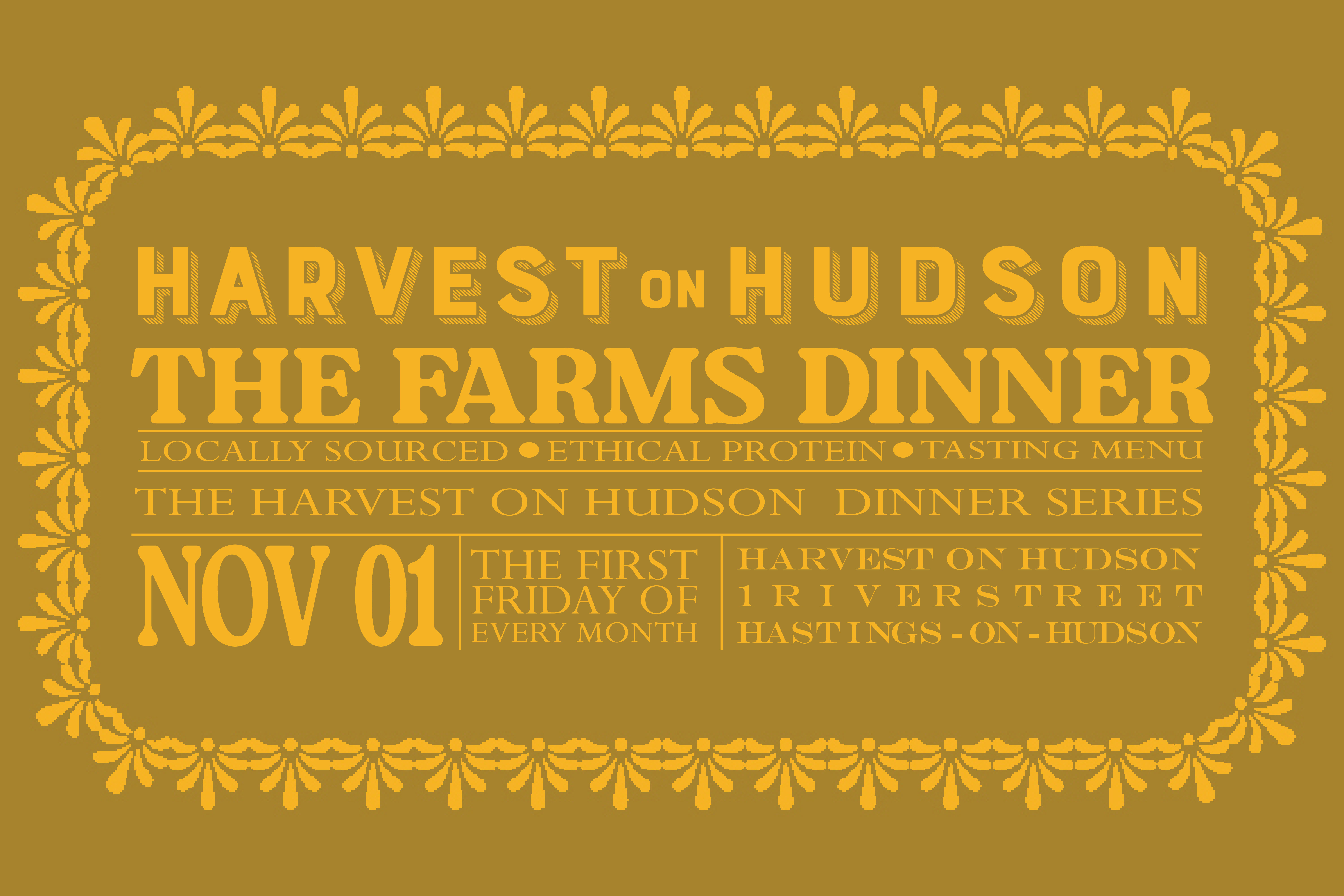 Dinner Series: The Farm Dinner | Harvest on Hudson | Italian Restaurant ...