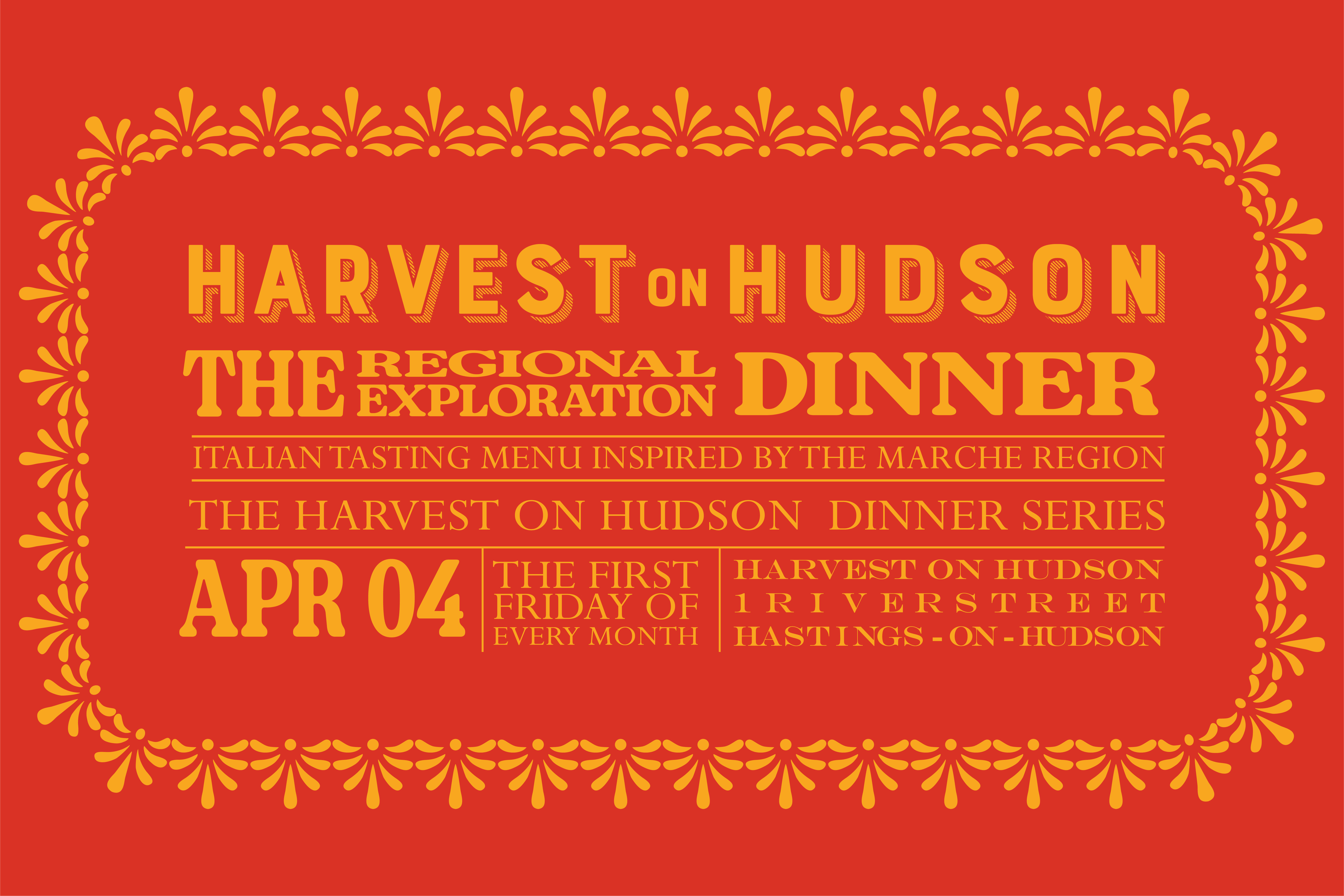 Dinner Series: The Regional Dinner - Flavors of Marche | Harvest on ...