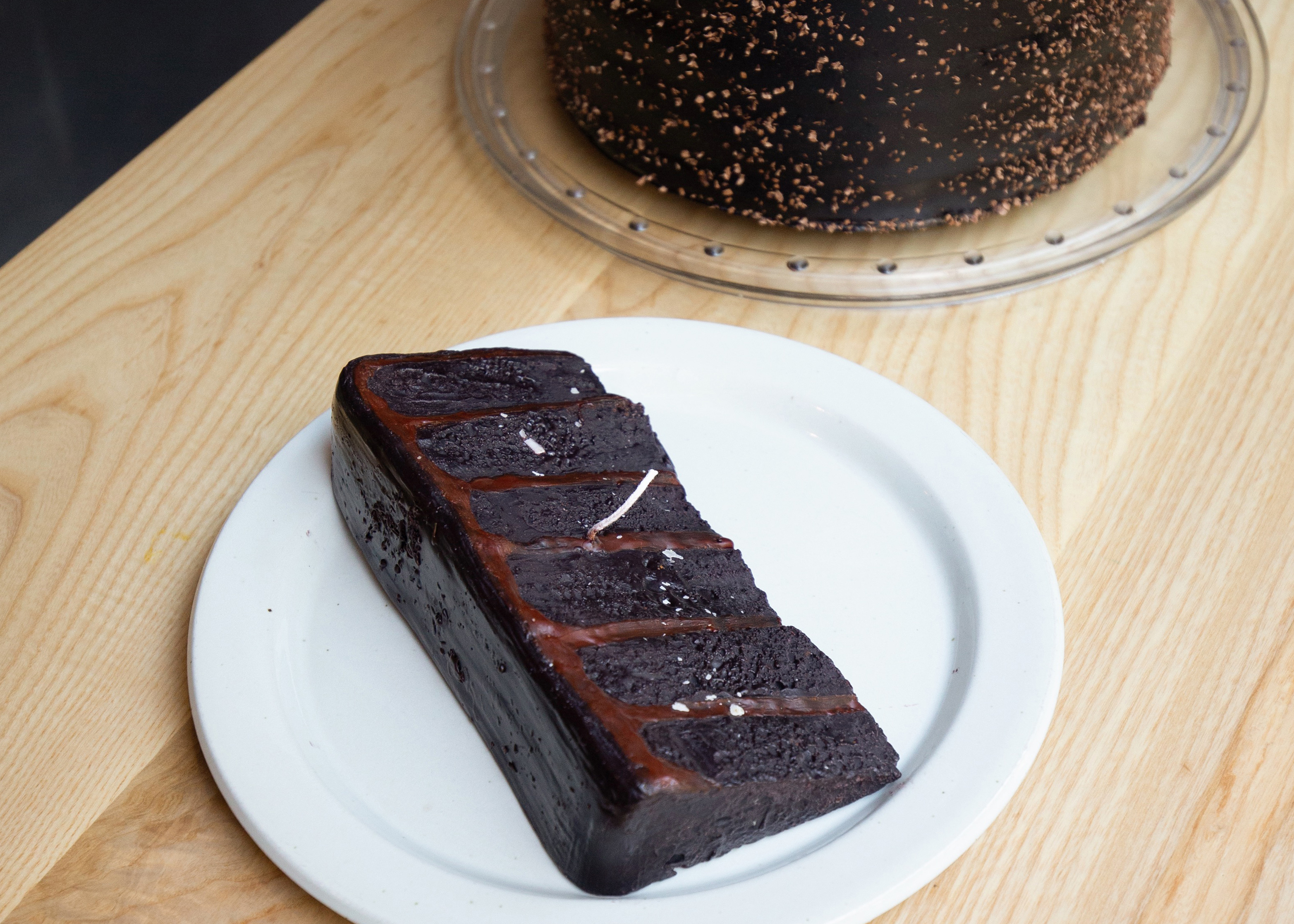 Devil's Food Cake for Two Candle | Claud | European Restaurant in New ...