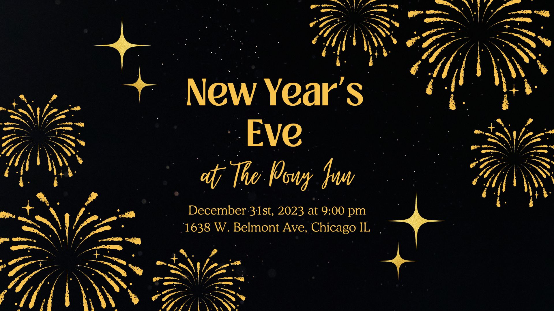 RING IN THE NEW YEAR WITH US | The Pony Inn | Sports Bar + Private ...