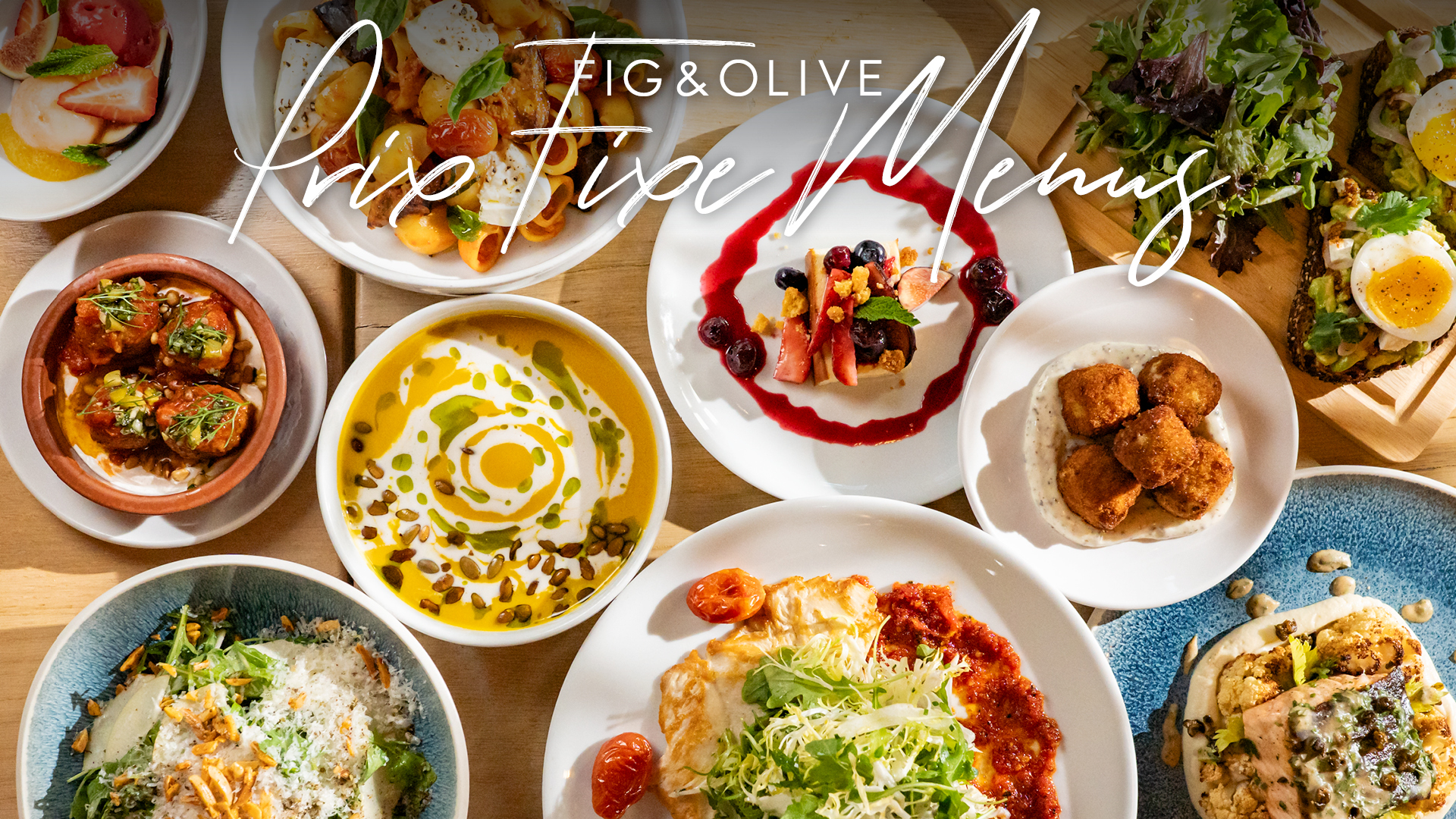 Prix Fixe Menus | FIG & OLIVE