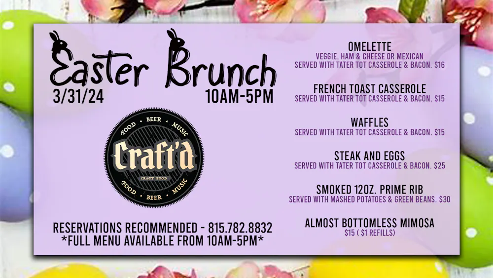 Specials at Craft'd