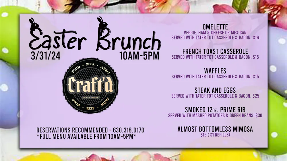 Specials at Craft'd