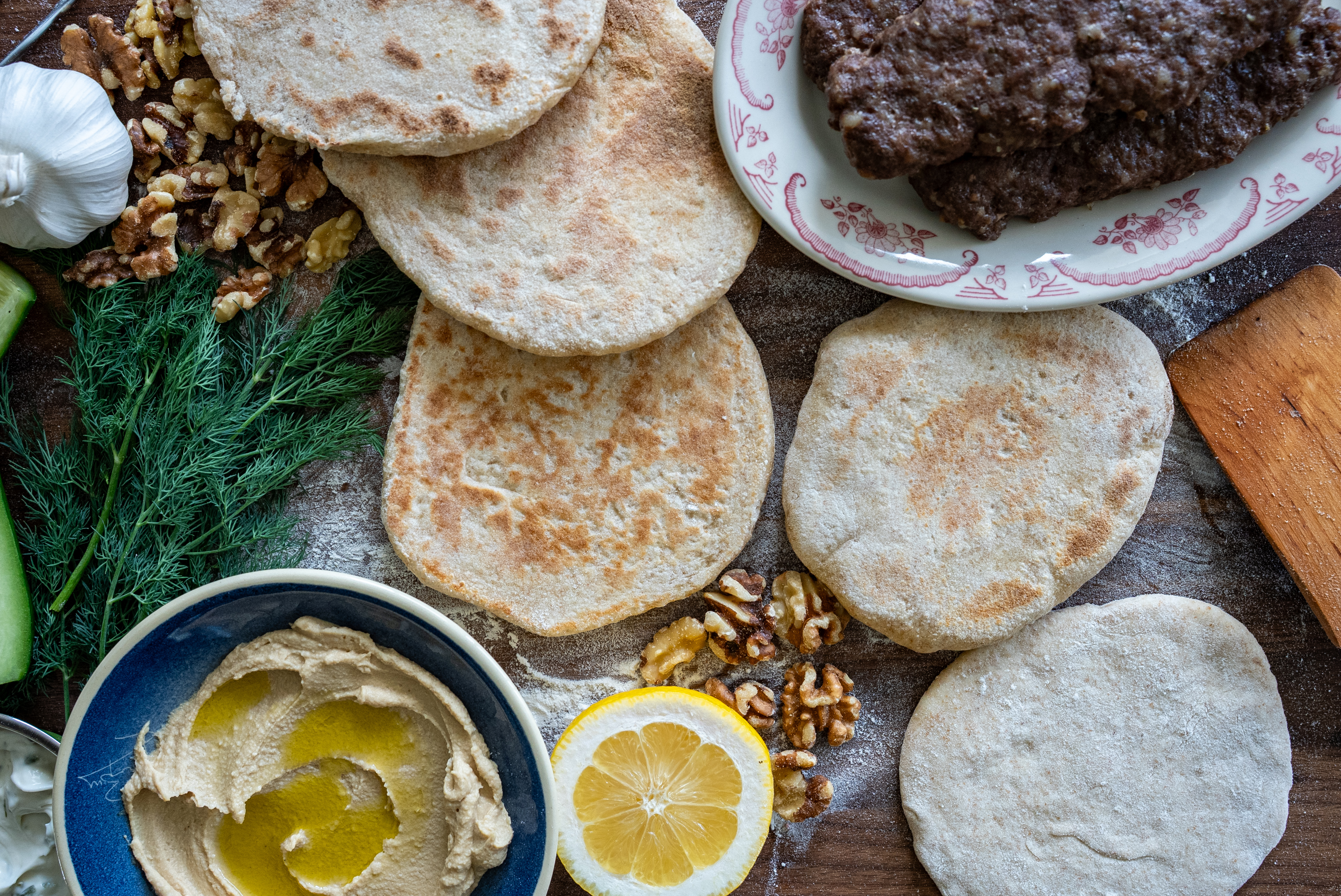Homemade Pita Lunch with Chef Danae McLaughlin | Hot Stove Society ...