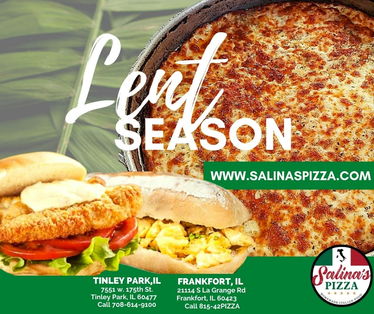 Lent Season Menu Options | Salina's Pasta & Pizza | Italian Cuisine ...