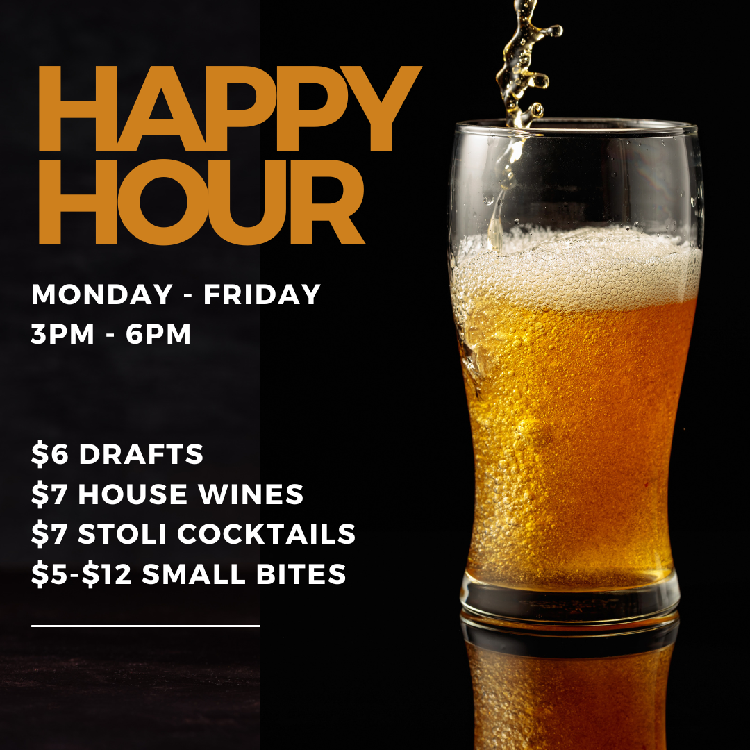 Happy Hour | Weekdays 3pm - 6pm | D4 Irish Pub & Cafe | Irish ...