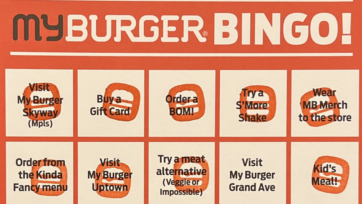 My Burger BINGO