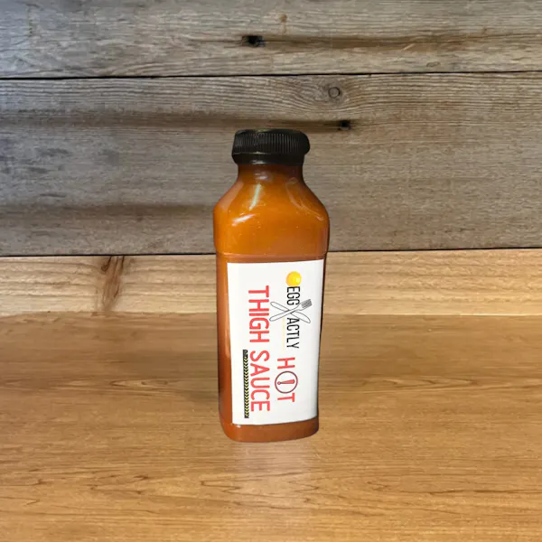 Thigh Hot Sauce | Eggxactly Breakfast Deli | Breakfast Restaurant in ...