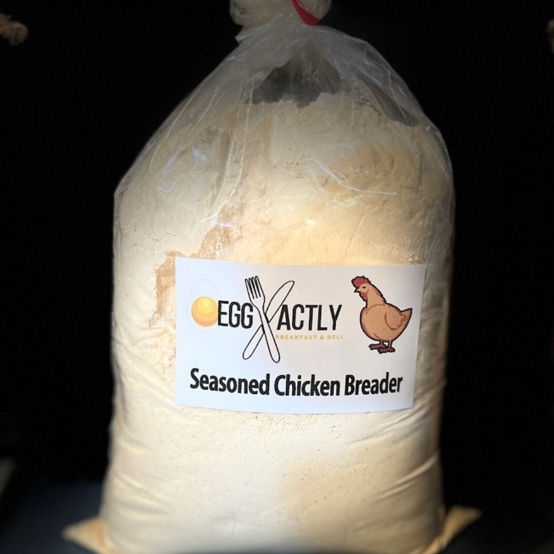 Seasoned Chicken Breader | Eggxactly Breakfast Deli | Breakfast ...