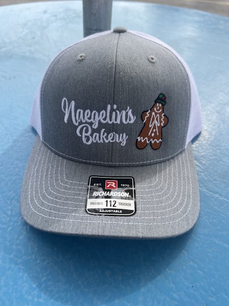 Grey/White Ginger Bread Hat | Naeglin's Bakery
