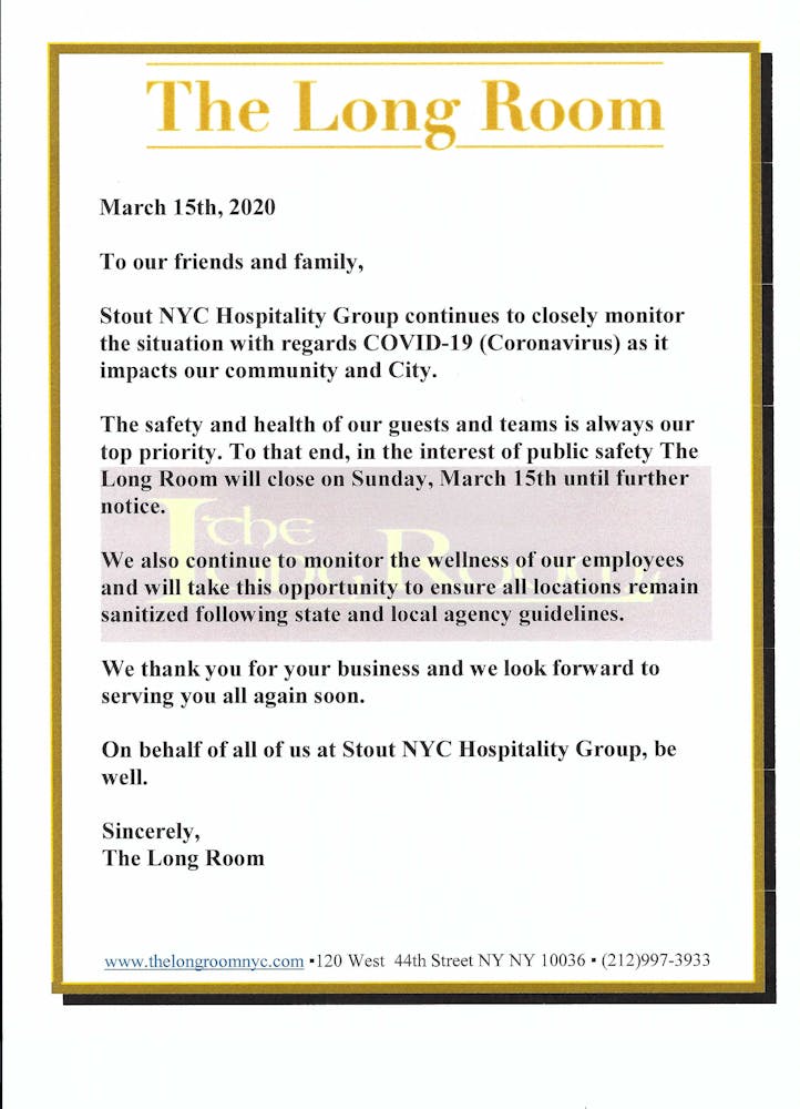 The Long Room | Irish Gastropub in Midtown, NYC