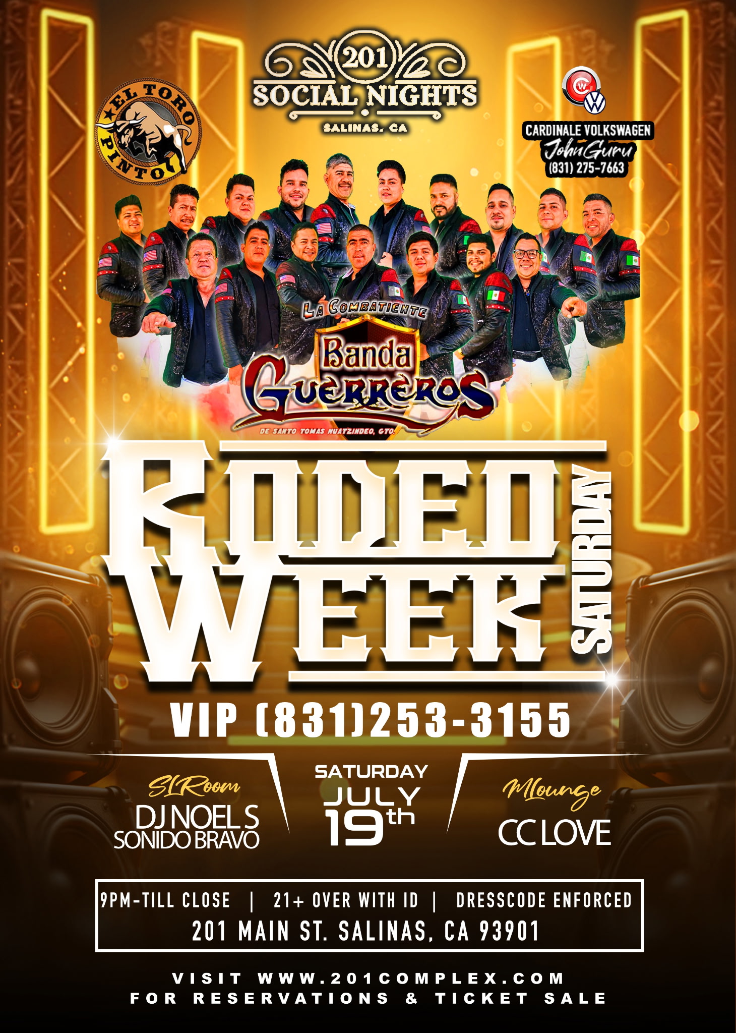 Pre-Sale for Rodeo Week at 201 Social Nights | 201 Main | Restaurant ...