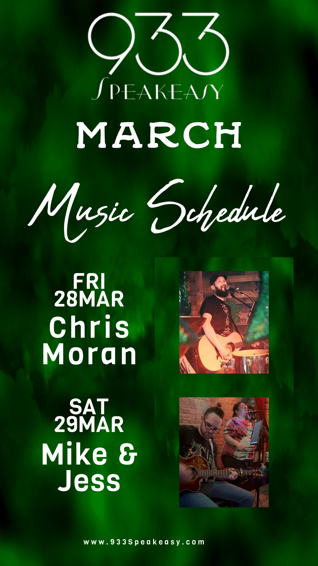 Live Music Schedule | 933 | Bar in Lockport, IL