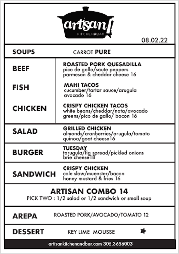 Artisan Kitchen and Bar