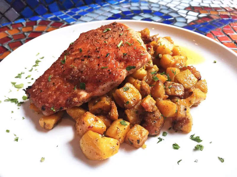 Menus | Never Blue in Hendersonville, NC