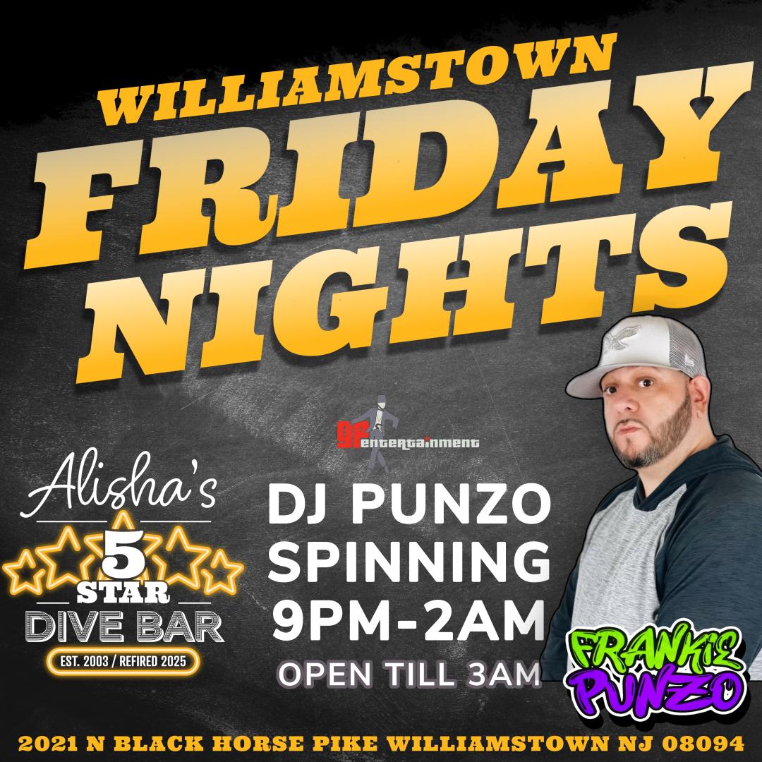 Friday Night Dance Party with DJ Frankie Punzo | Alisha's 5 Star Dive Bar
