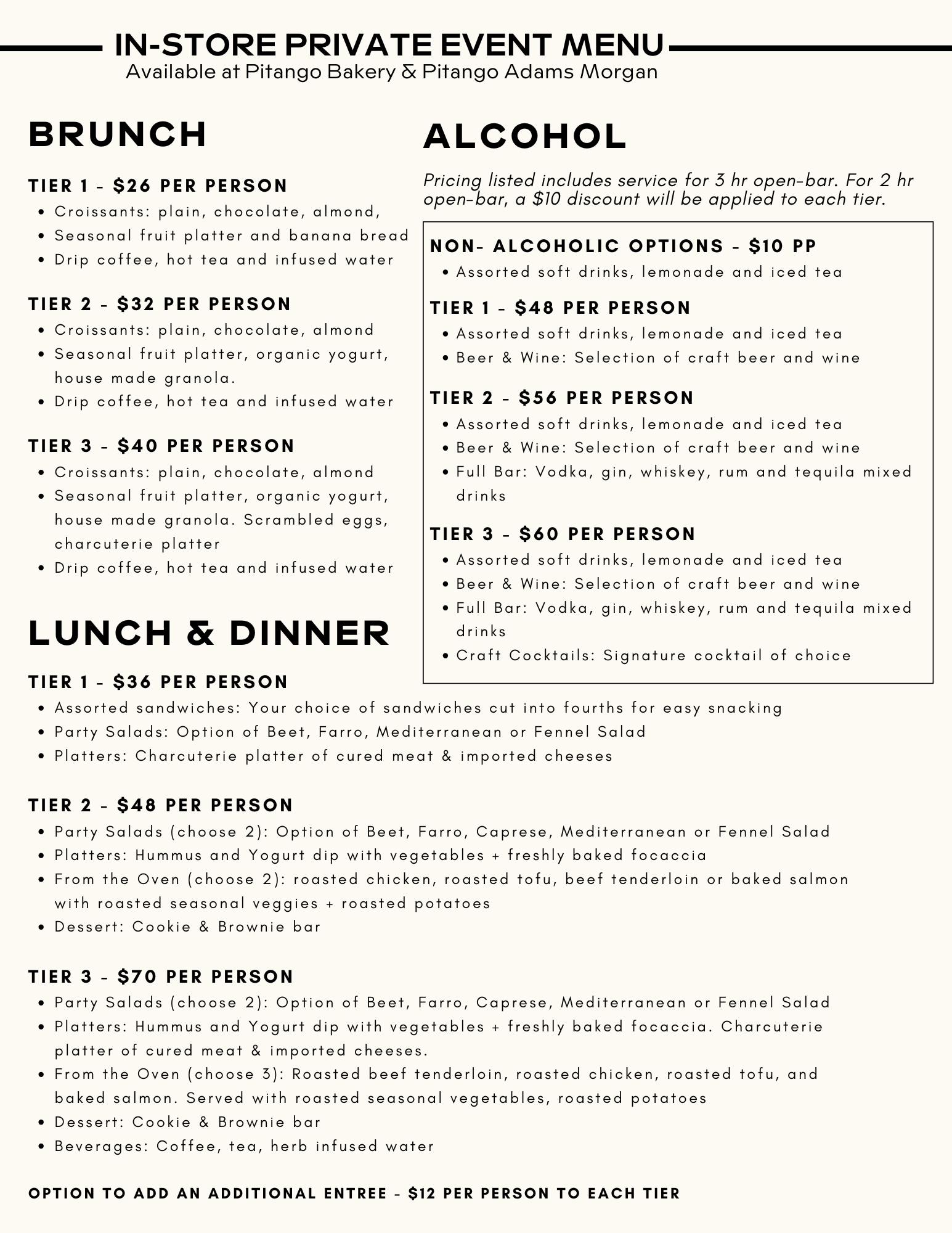 Private Events | Pitango Gelato in MD, DC & VA