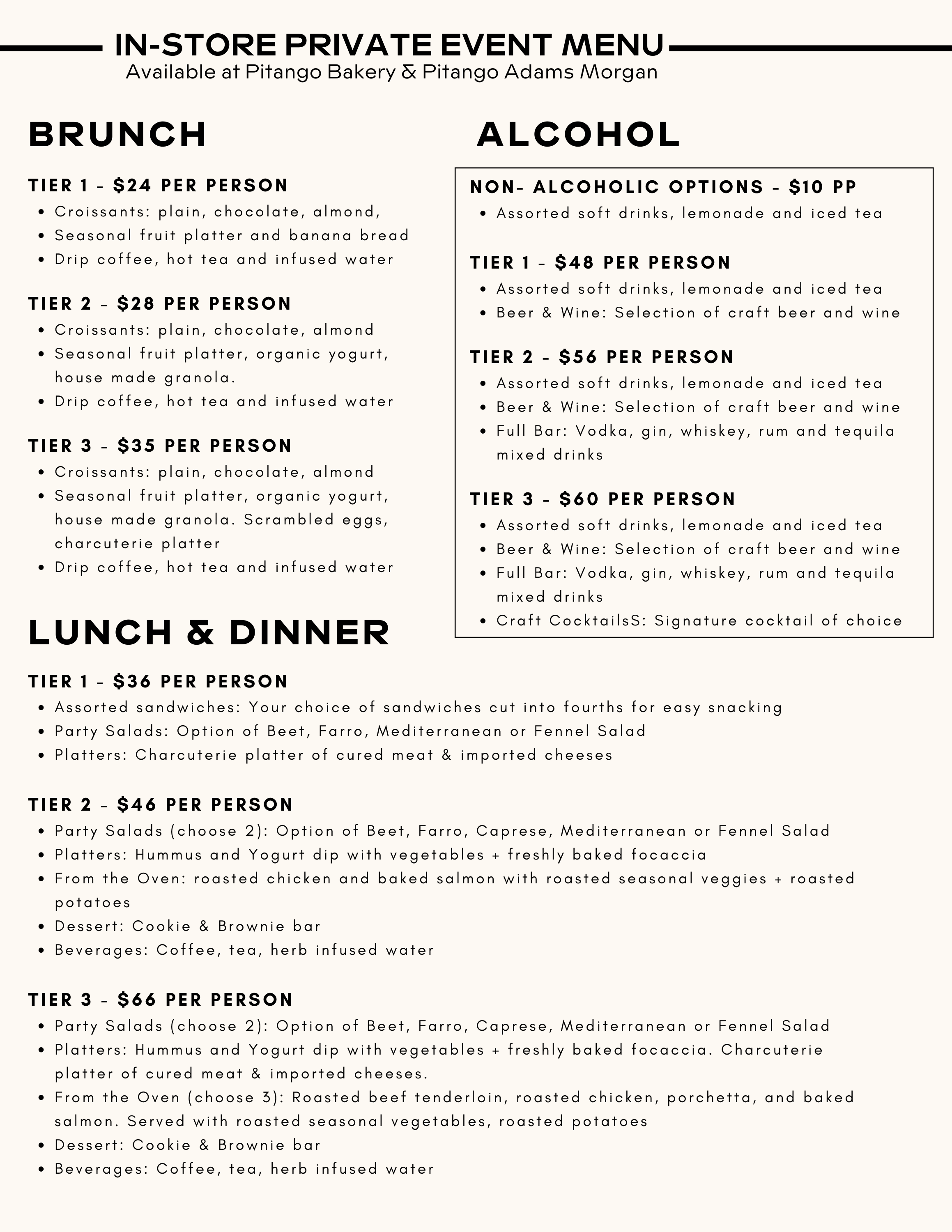 Private Events | Pitango Gelato in MD, DC & VA