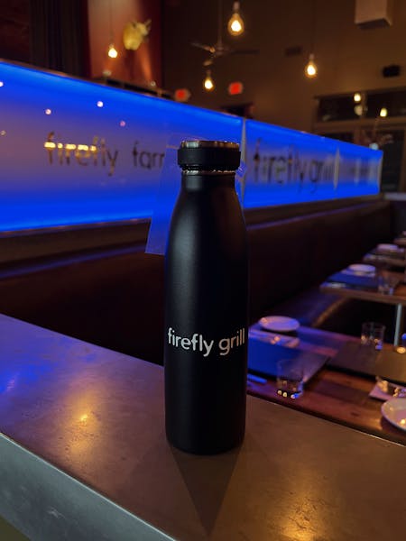 Firefly Grill Black Stainless Steel Water Bottle | Firefly Grill | New ...