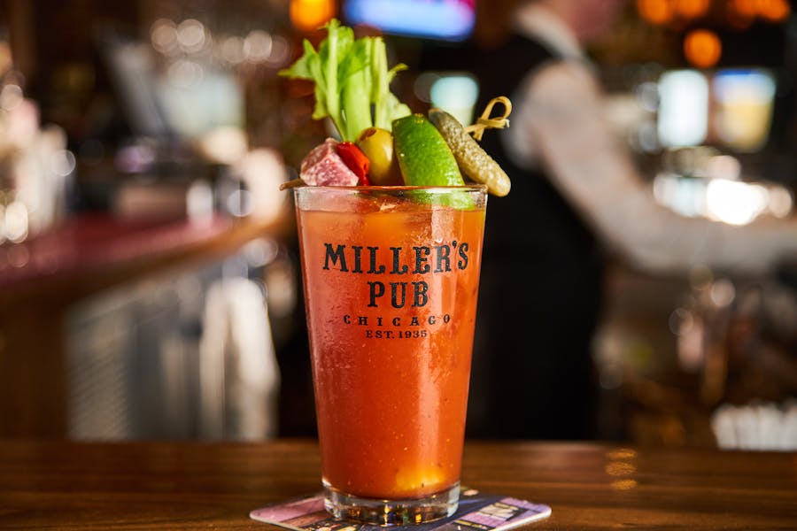 Pint Glass | Miller's Pub | American Restaurant in Chicago, Illinois