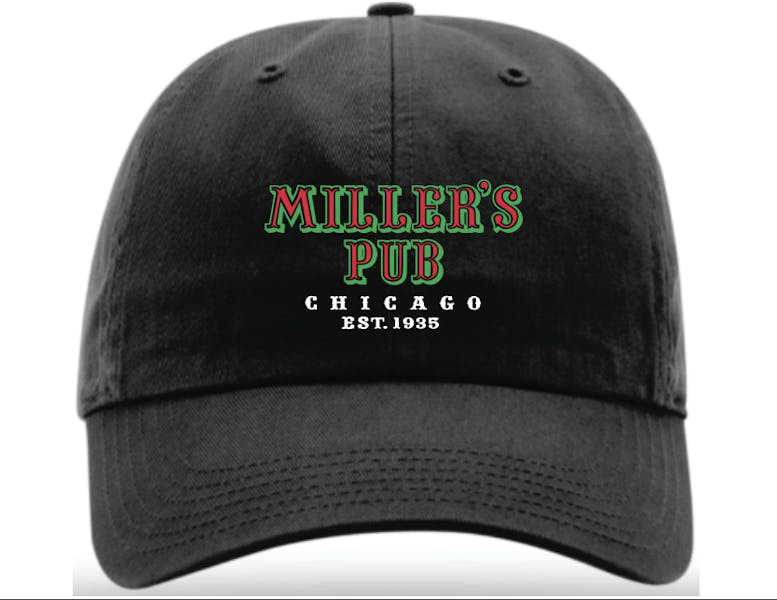 Baseball Hat | Miller's Pub | American Restaurant in Chicago, Illinois