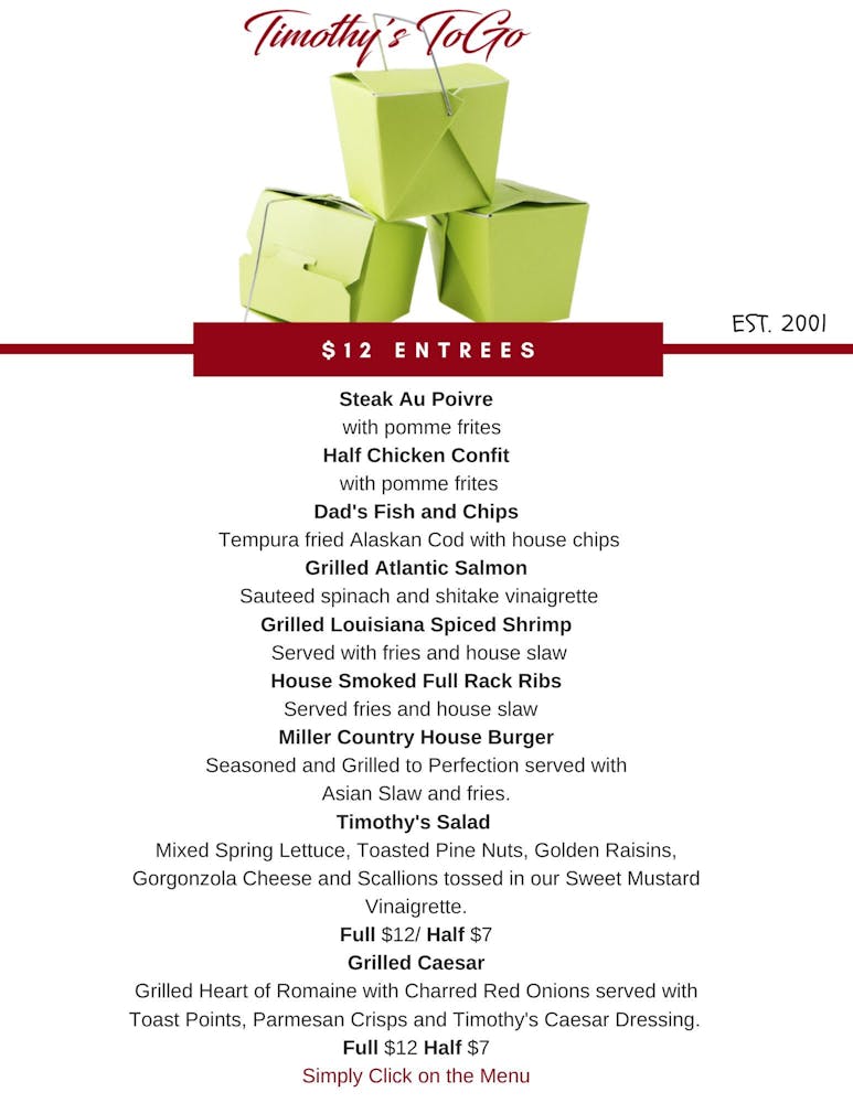 Timothy's Restaurant