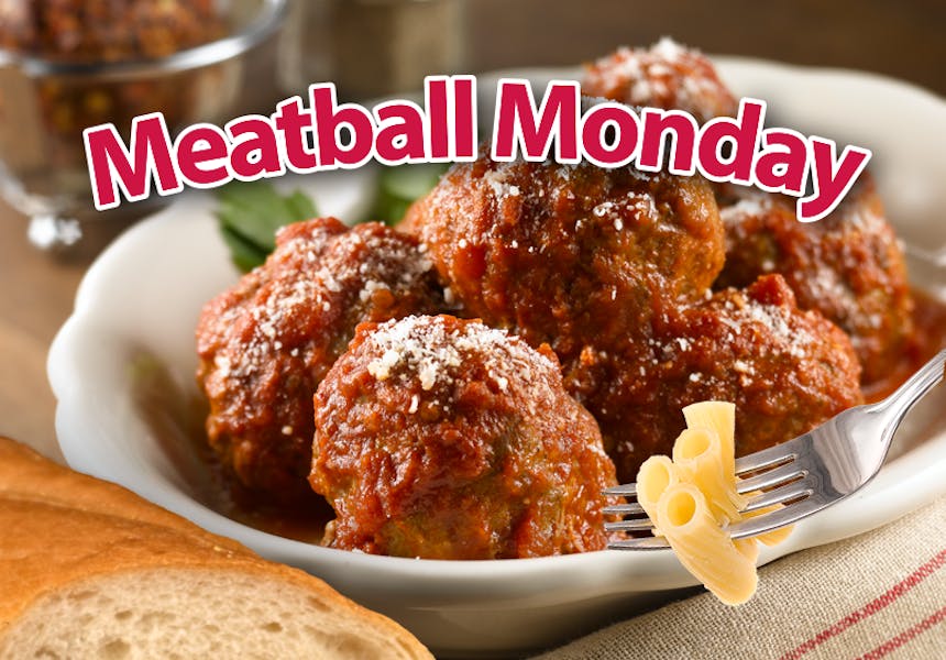 Meatball Monday • Dinner for 4–$25 | Prince Pizzeria | Italian ...