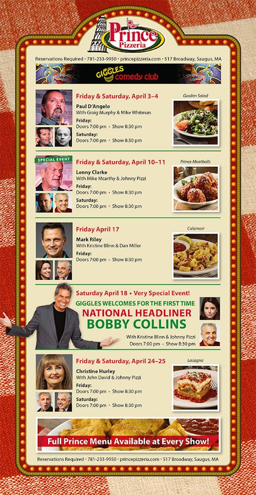 Giggles Events | Prince Pizzeria