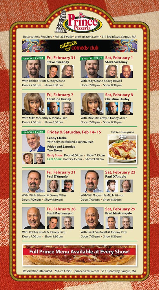 Giggles Events | Prince Pizzeria