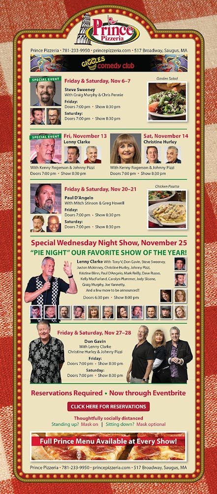 Giggles Events | Prince Pizzeria