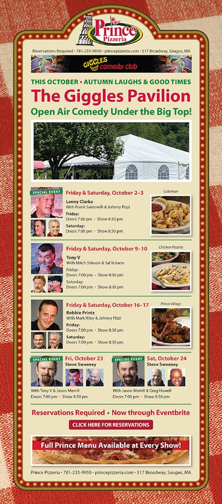 Giggles Events | Prince Pizzeria