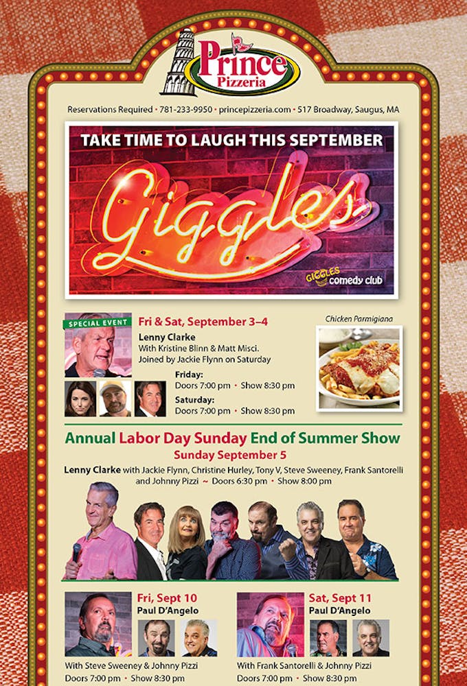 Giggles Events | Prince Pizzeria