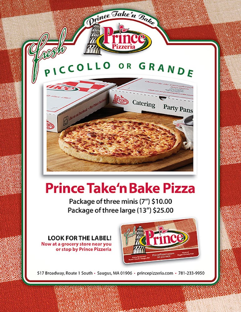 Take n' Bake Pizzas are more popular than ever! | Prince Pizzeria ...