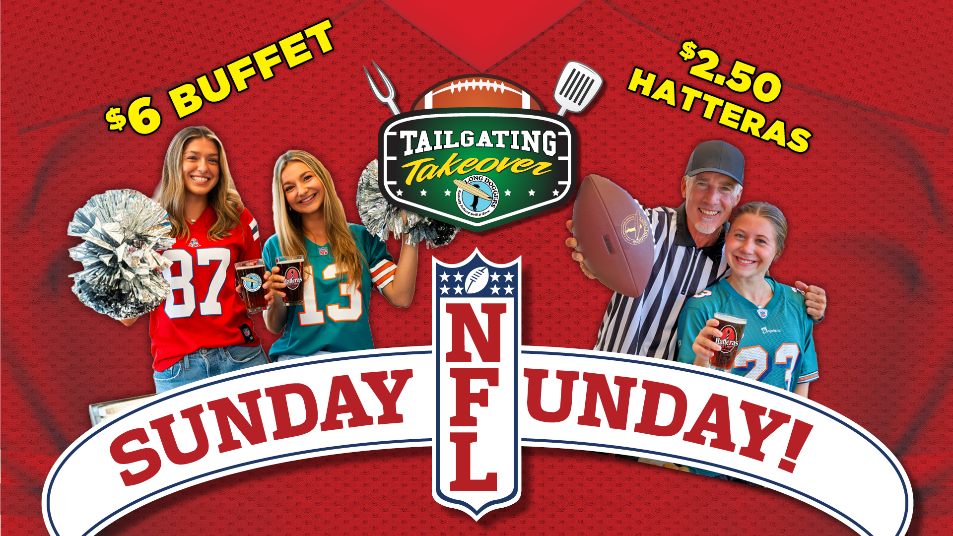 Tailgate Takeover | Long Doggers | Radically Relaxed Grill & Brew