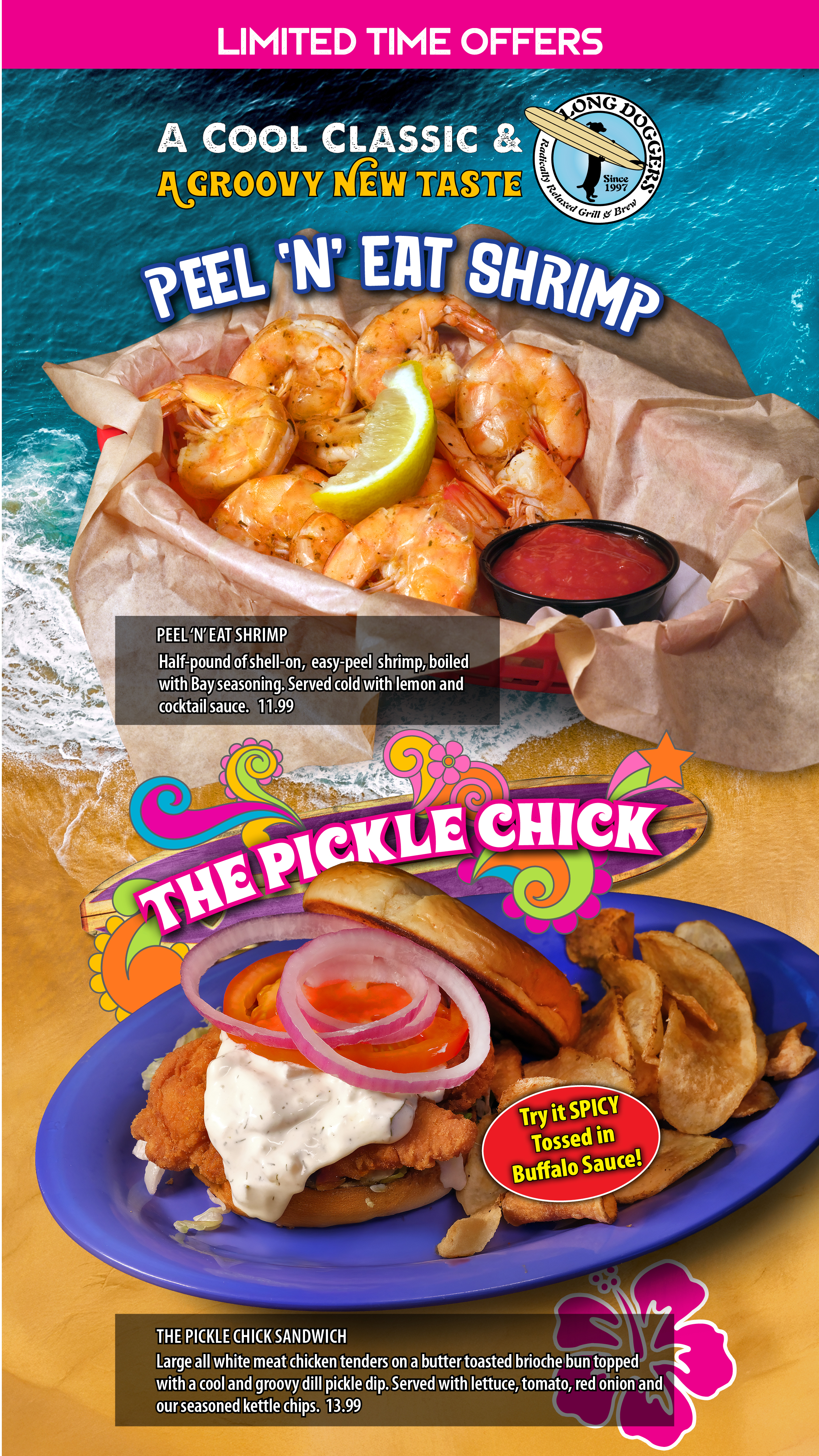 Menus | Long Doggers