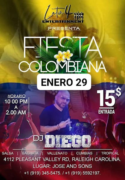 The Colombian Party | Jose and Sons