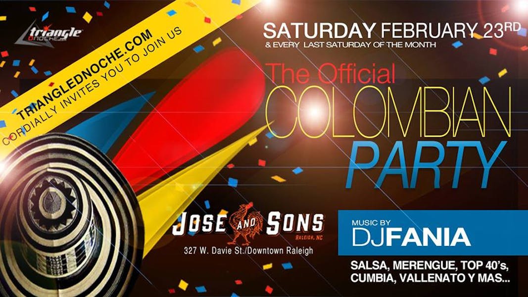 Last Saturdays: The Colombian Party | Jose and Sons
