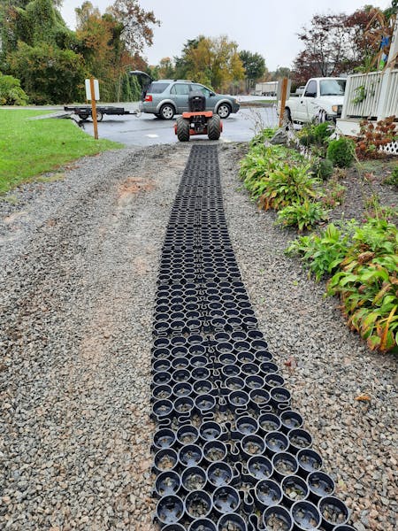 Geo Grid for driveway: 100% water permeable, no paving , no concrete ...