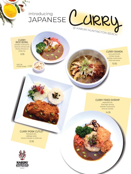 Our New Japanese Curry Menu Is Here! | Kabuki Japanese Restaurant